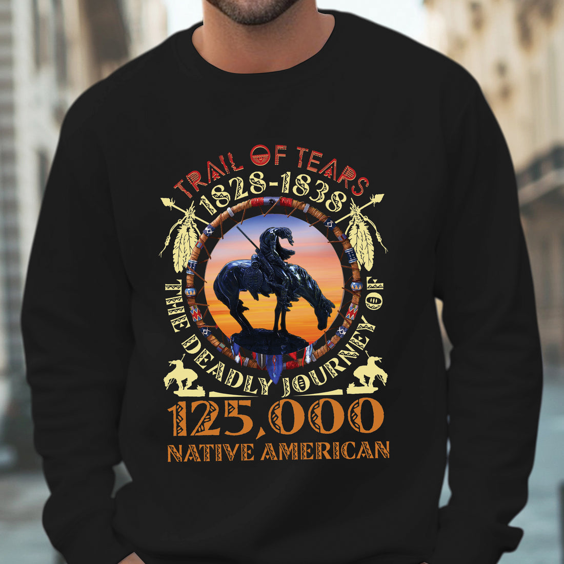 Trail Of Tears - THE DEADLY JOURNEY OF 125000 Native American Unisex T ...