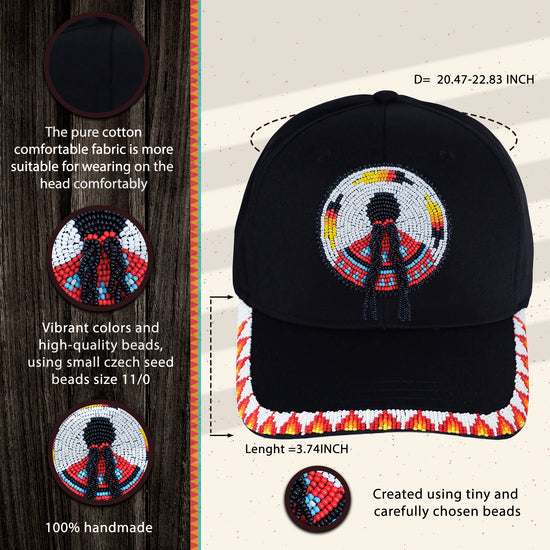SALE 50% OFF - MMIW Indigenous Women Handmade Beaded Cap WCS – Welcome ...