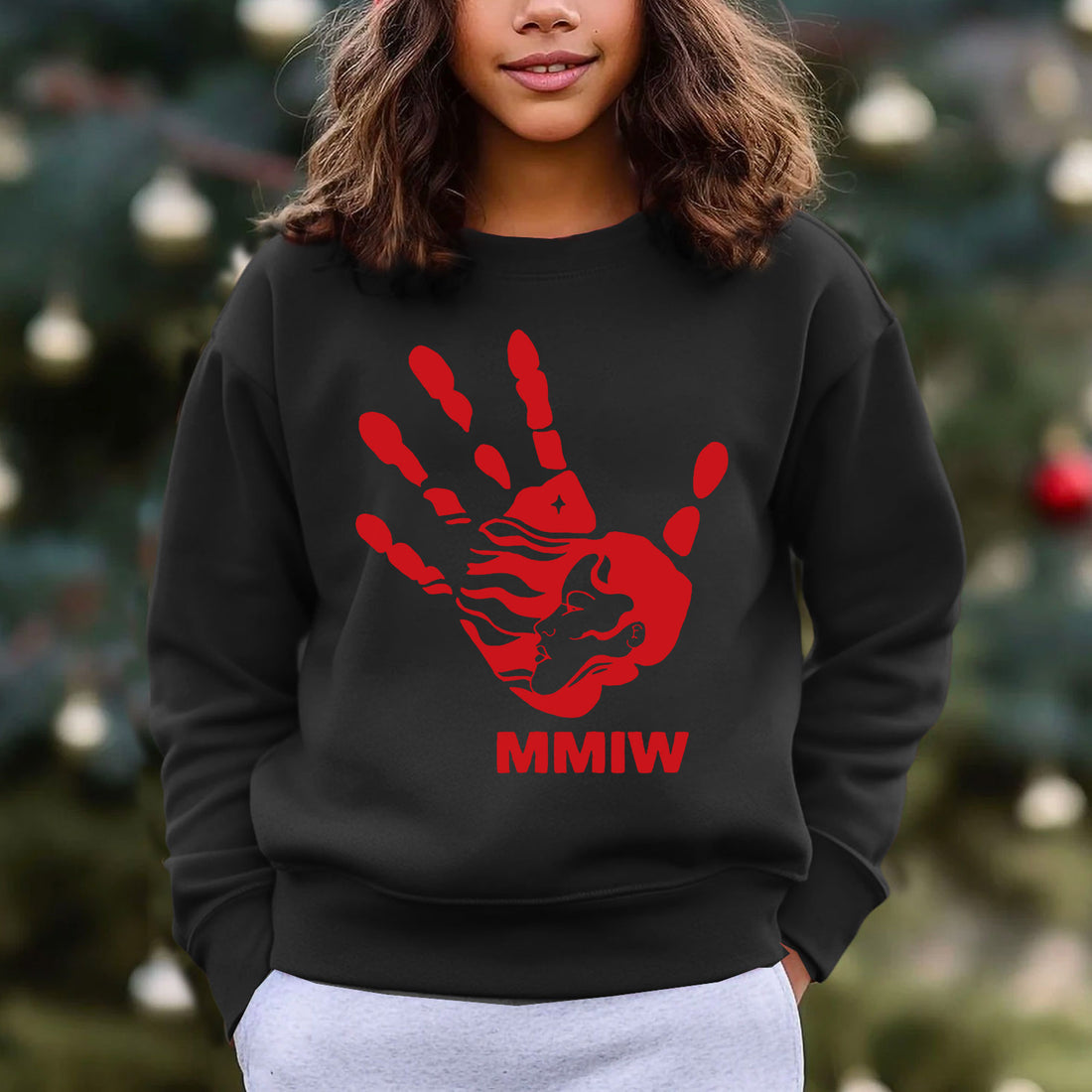 MMIW Red Hand Indigenous Owned Shirt Unisex Hoodie/T-Shirt/Sweatshirt ...