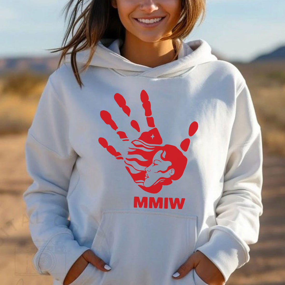 MMIW Red Hand Indigenous Owned Shirt Unisex Hoodie/T-Shirt/Sweatshirt ...