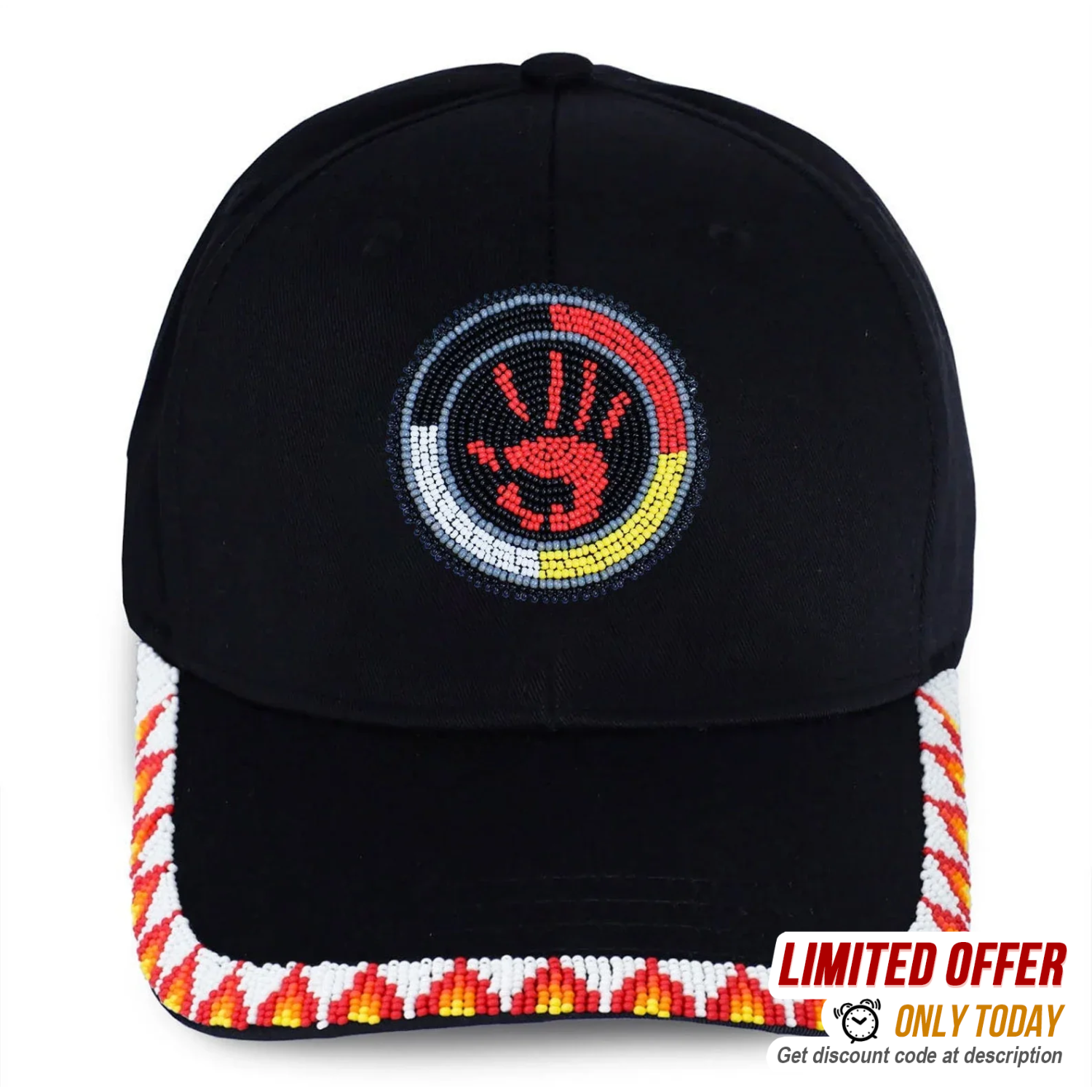 SALE 50% OFF - MMIW Feathers Cotton Unisex Baseball Cap With Beaded Pa ...